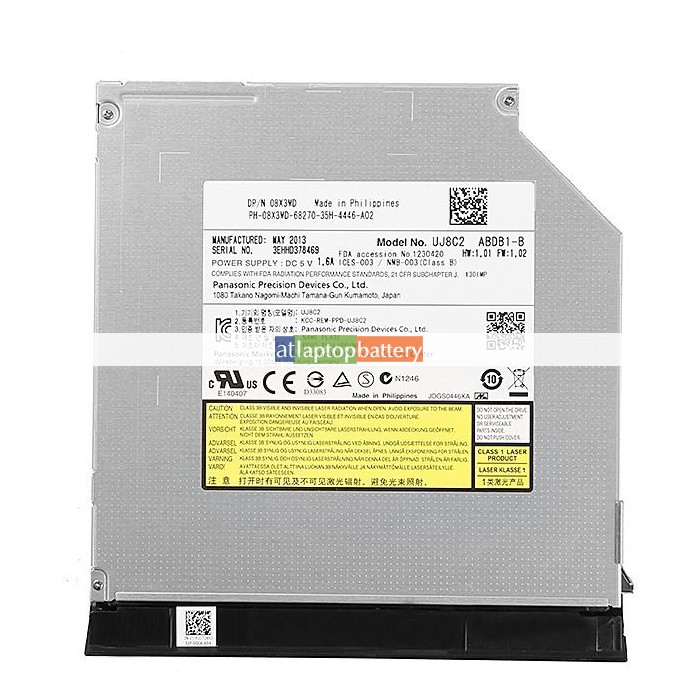 Panasonic DVD Drive | UJ8C2 Super Multi DVD+RW Rewriter