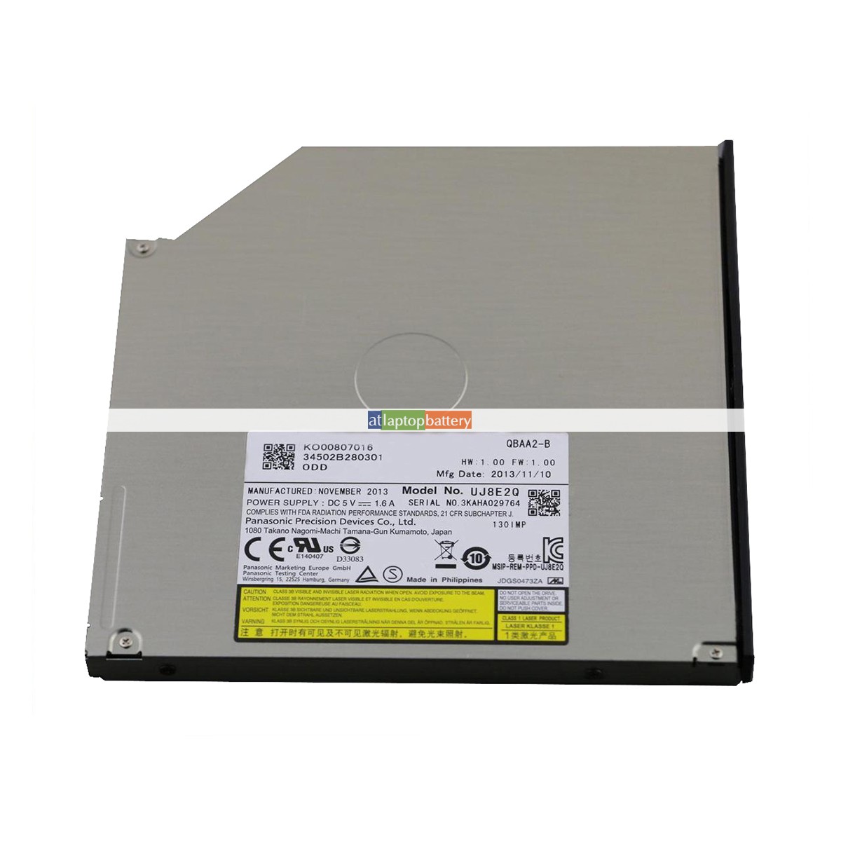 Panasonic DVD Drive | UJ8E2Q CD DVD RW Burner